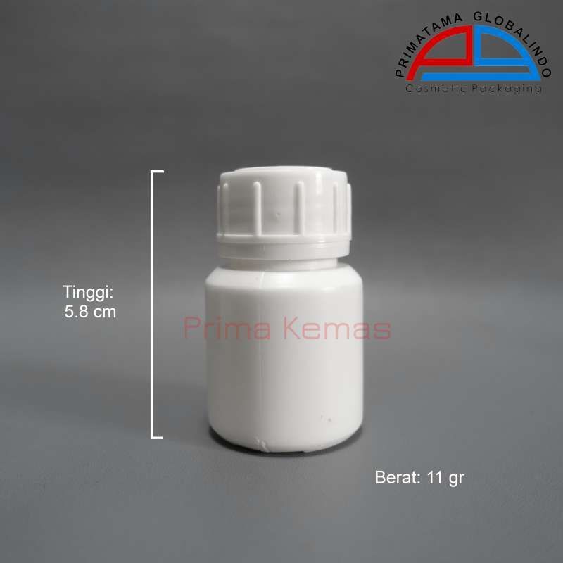 Jual Botol Kapsul - botol obat - botol plastik hdpe Prima Kemas - Botol ...