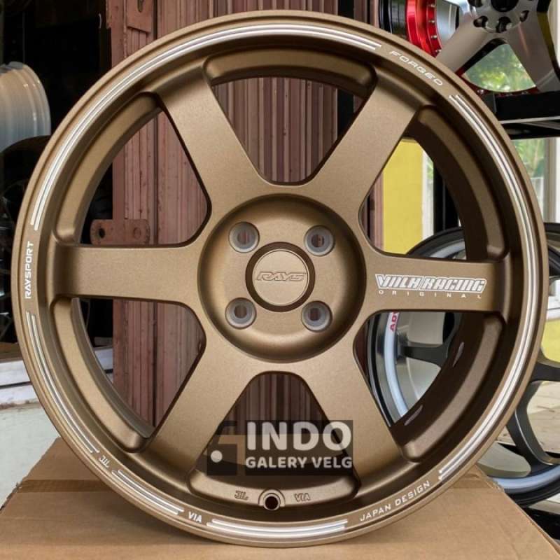 Promo velg mobil r17. Rep TE37 SAGA Time Attack utk jazz, city, yaris ...