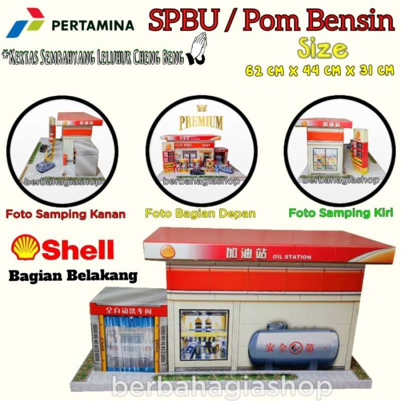 Promo Spbu Pom Bensin Pompa Kilang Minyak Untuk Sembahyang Leluhur Ceng ...