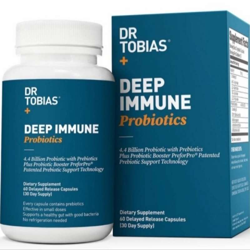 Promo (ORIGINAL) dr tobias Dee immune probiotic 60.capsules Diskon 15% ...