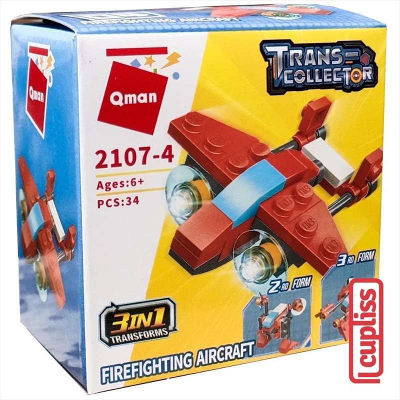 Promo Qman Fire Swat 3in1 Firefighting Aircraft 2107-4 Diskon 22% Di Seller Cupliss Kelapagading ...