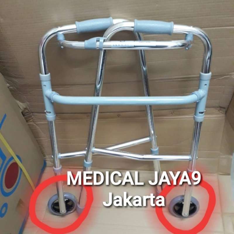 Jual Roda Walker Tanpa Kursi Ukuran 5 Inch Tongkat Jemuran Alat Bantu ...