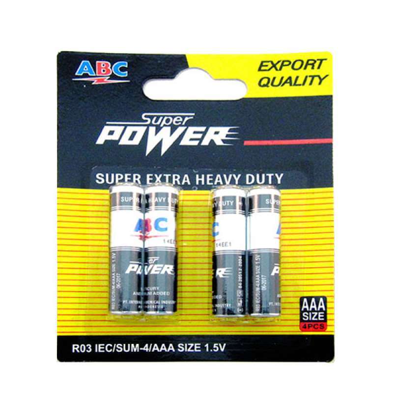 Promo ABC Super Power AAA 4 Diskon 6% di Seller Primo Citos - Cilandak ...