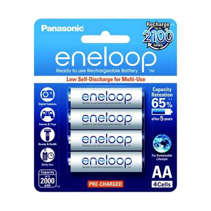 Jual Panasonic Lumix Eneloop Aa Baterai Kamera [2000 Mah 4 Pcs] Putih