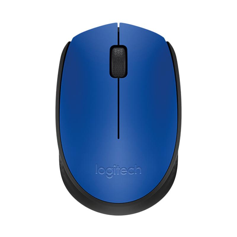 Jual Logitech M171 Wireless Mouse - Biru [L067] di Seller Maju Makmur ...