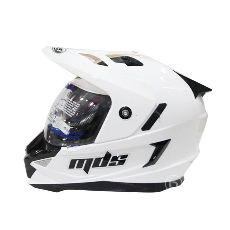 Jual MDS Super Pro Helm Full Face - Solid White - XXL di Seller Doctor ...