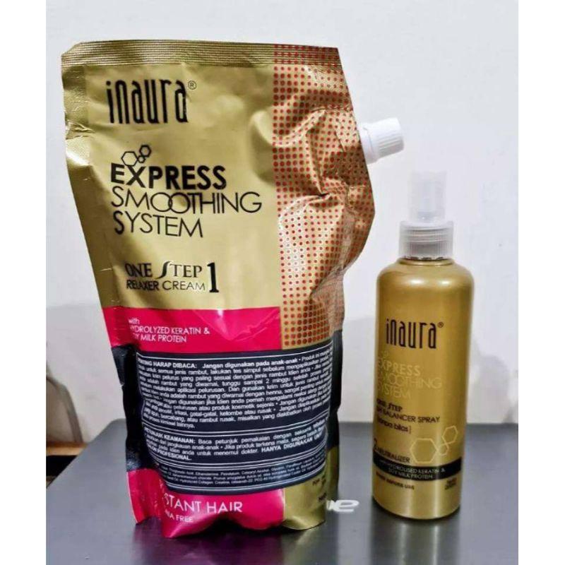Jual Inaura Smoothing One Step Express ( untuk rambut keriting / ikal ...
