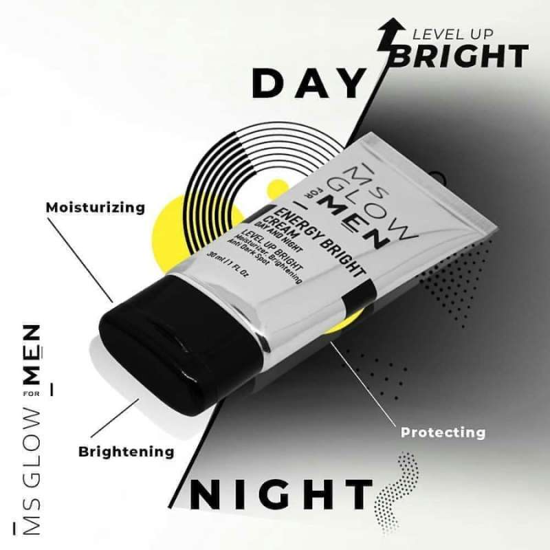 Promo Ms Glow For Men Energy Bright Cream Diskon 40% di Seller BEAUTY ...