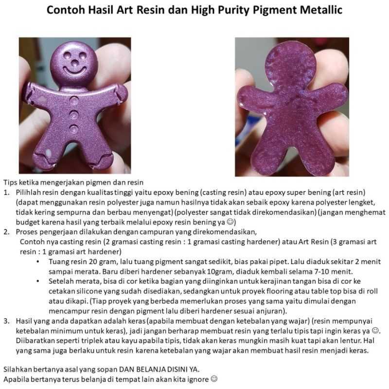 Jual Kimia.id Pigmen Resin 1kg Cat Epoxy Resin Bening Resin Bening ...