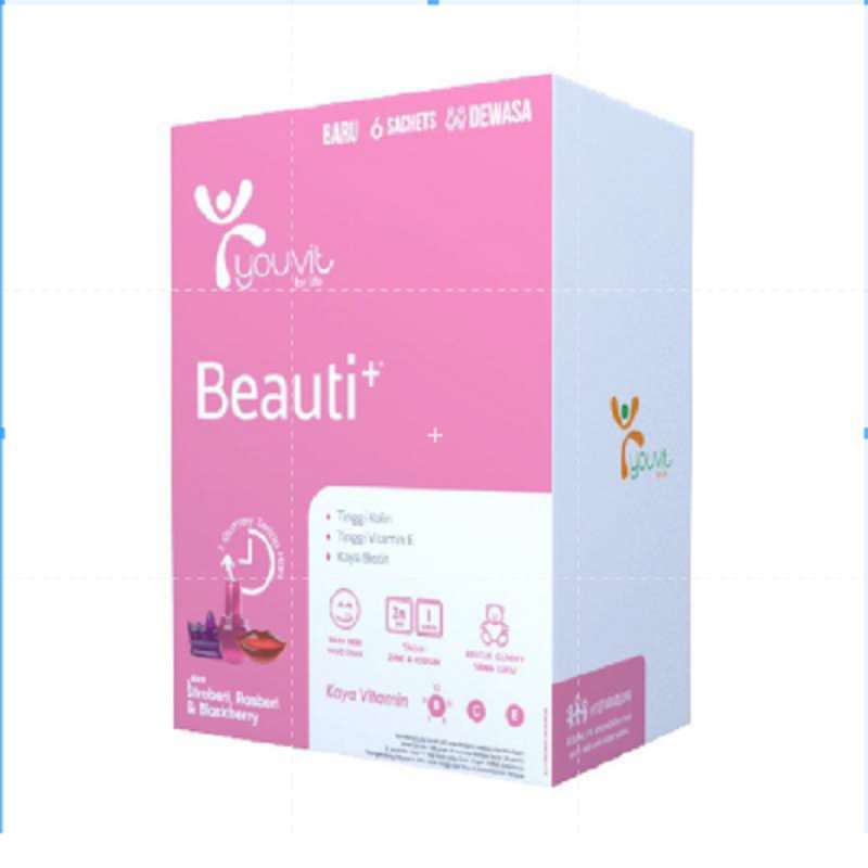 Jual Youvit Gummy Multivitamin Beauti+ Multivitamin - 1 box 6 sachet di ...
