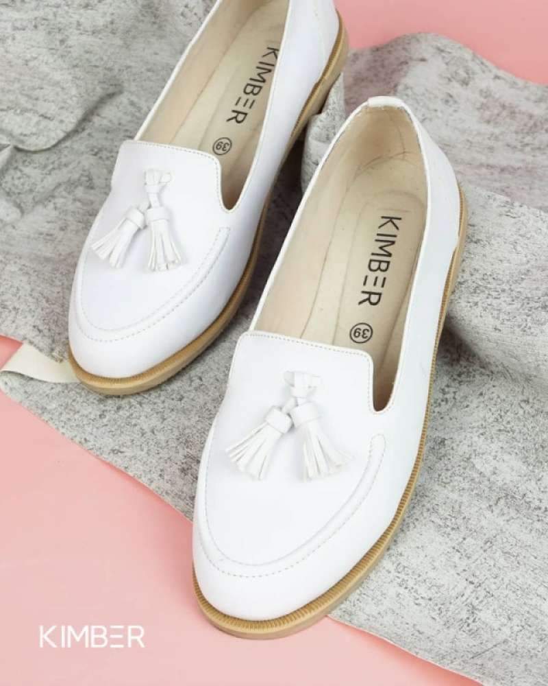 Jual Kimber Jelita Putih Sepatu Flat Shoes Wanita Di Seller Sepatu ...