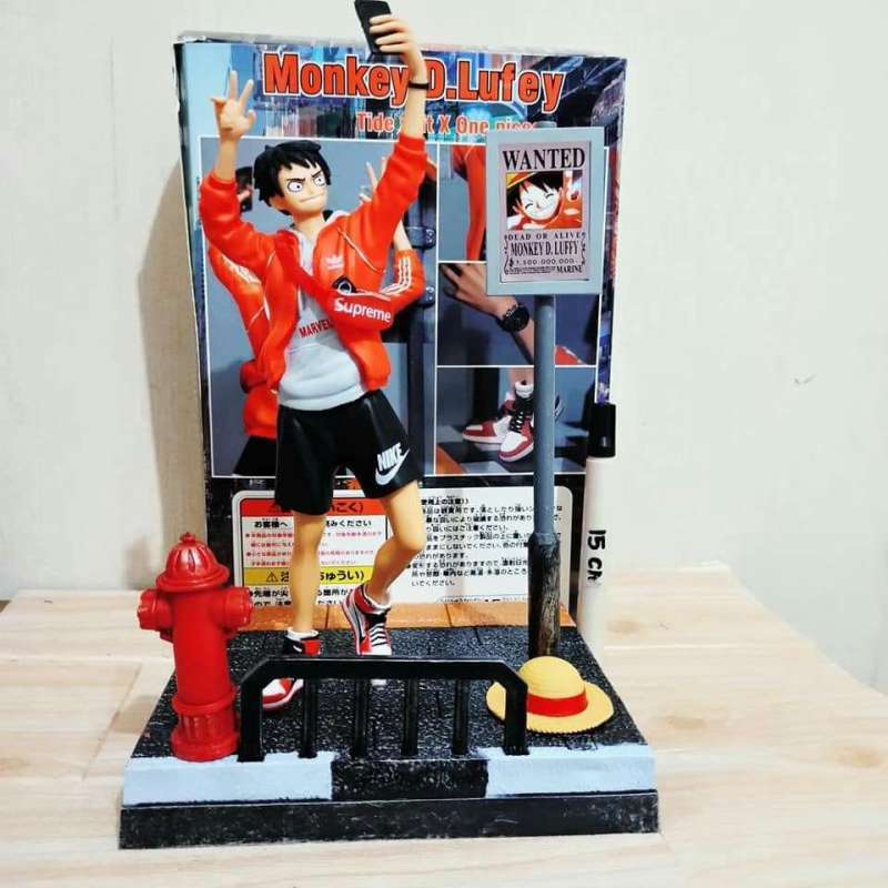 Jual Mainan Action Figure monkey D Luffy One Piece Statue bahan Pvc Di ...