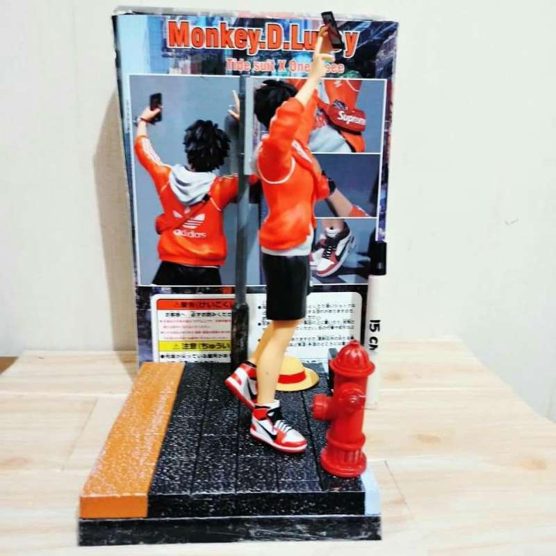 Jual Mainan Action Figure monkey D Luffy One Piece Statue bahan Pvc Di ...