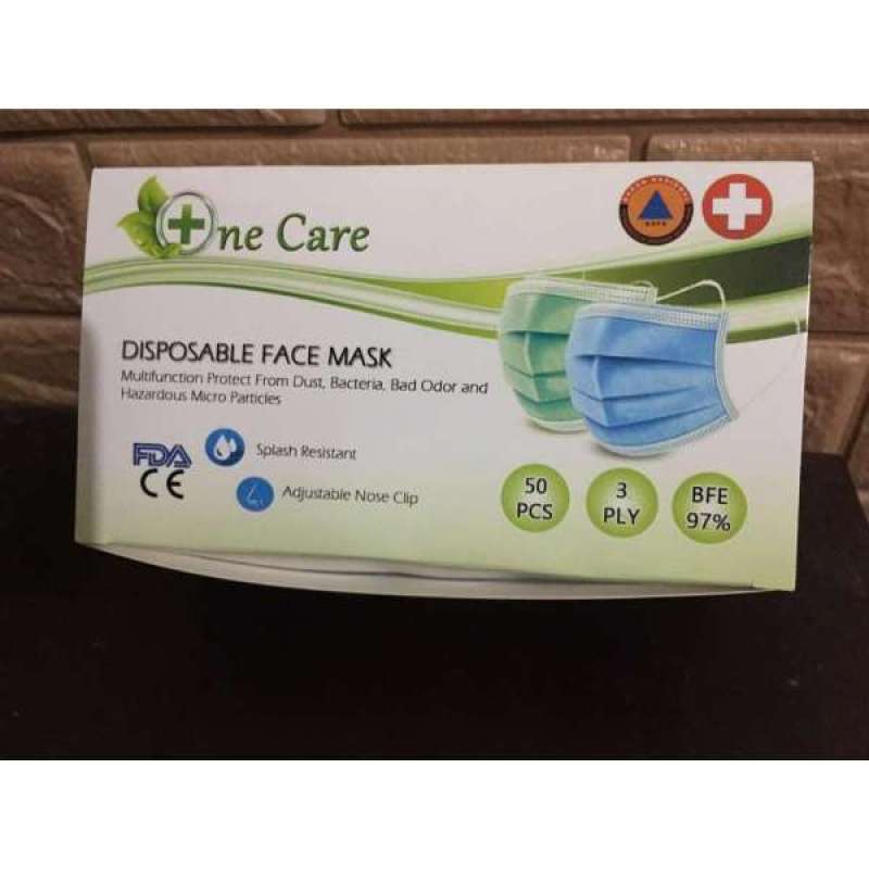 Jual Masker Earloop Dewasa One Care Isi 50 Pcs Di Seller Maju Jaya