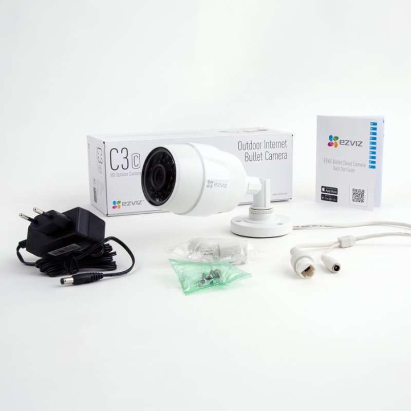 Promo EZVIZ C3C Wifi Outdoor Camera 720p HD Outdoor Day/Night Bullet Camera - PUTIH Diskon 16% ...