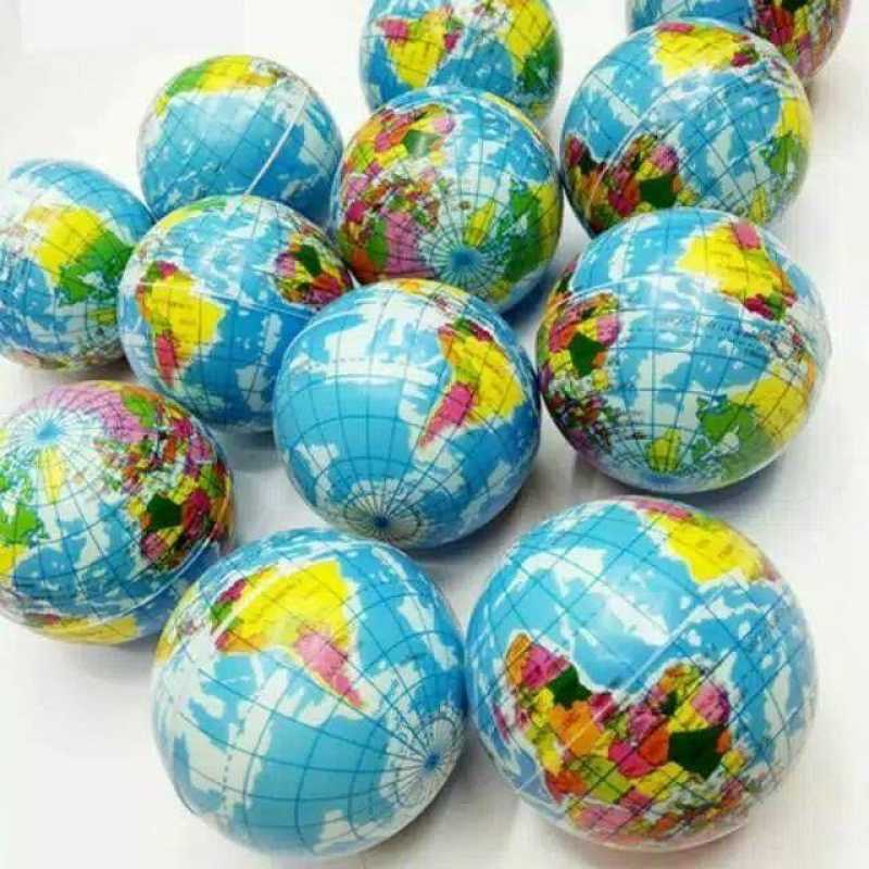 Jual squishy globe squishy bola dunia boneka squishy mini di Seller ...
