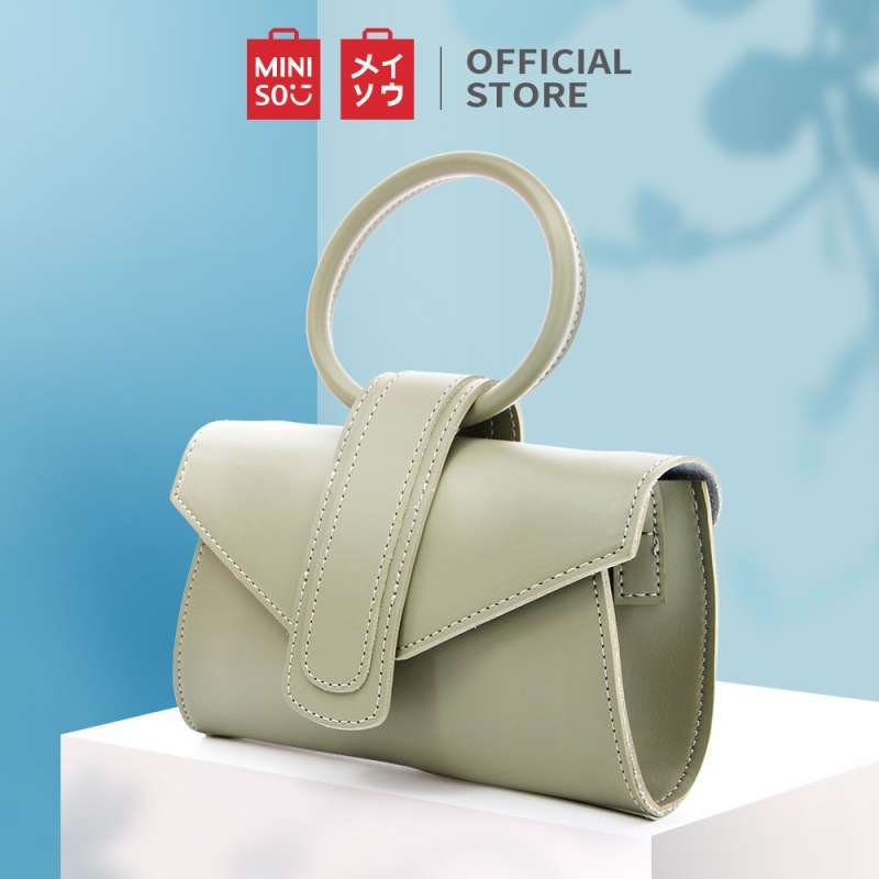 Jual Miniso Official Envelope Messenger Bag / Tas Wanita - Hijau di ...