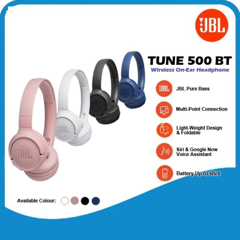 Promo JBL 500 BT Wireless On-Ear Headphones Diskon 21% di Seller ...