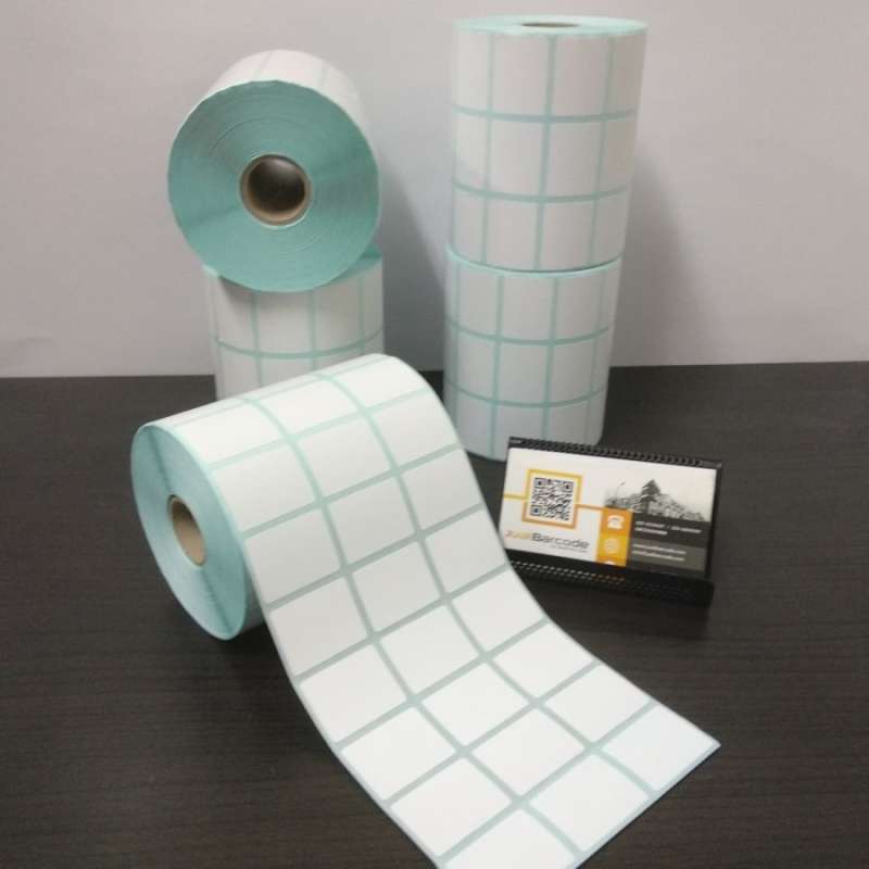 Jual Label Sticker Barcode 33mm X 25mm ( 3 Line ) Semicoated Isi 5000 ...