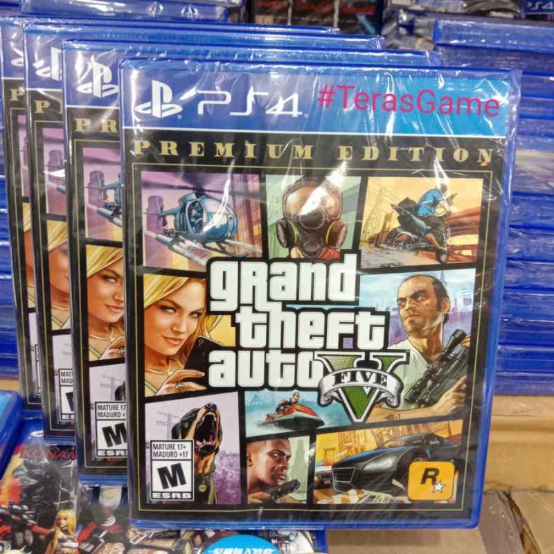 Jual PS4 Grand Theft Auto Premium Edition - GTA V di Seller Teras Game ...