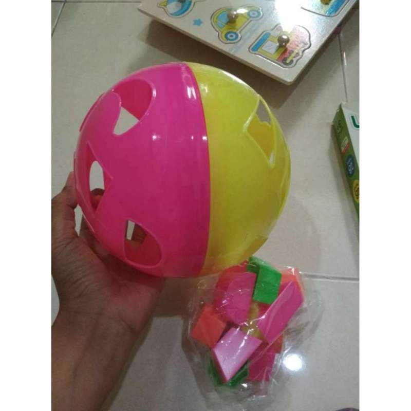 Promo Mainan Edukatif / Edukasi Anak - Puzzle Ball Bola Pintar Bentuk ...