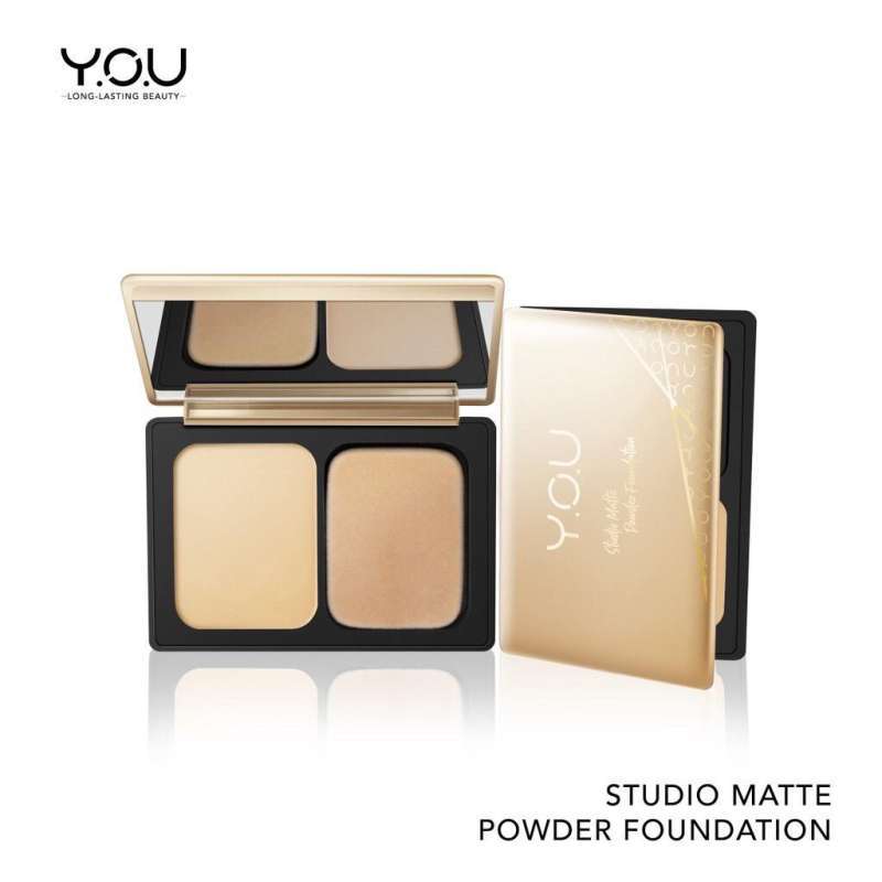Jual Official Distributor YOU Studio Matte Powder Foundation YOU Two ...