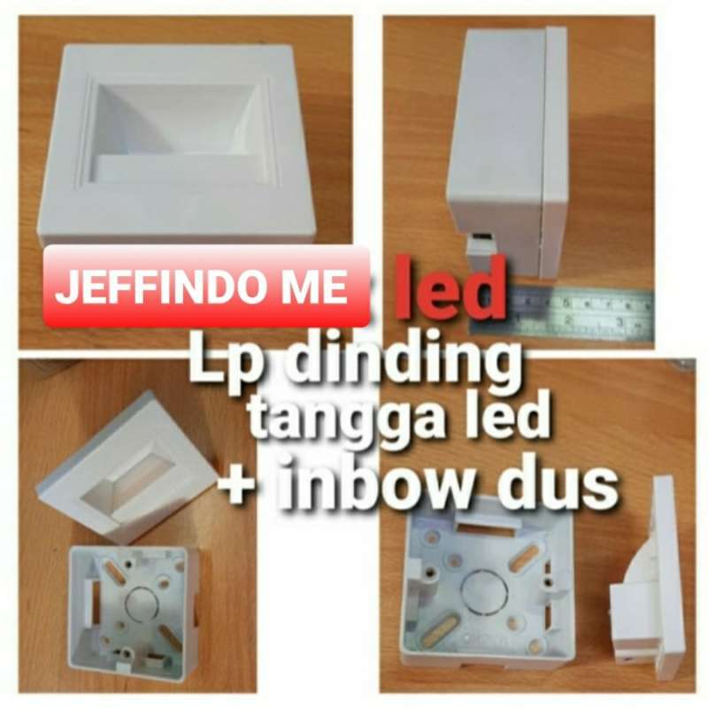 Jual lampu tangga led inwall light dinding tangga led 3000k tanam led ...