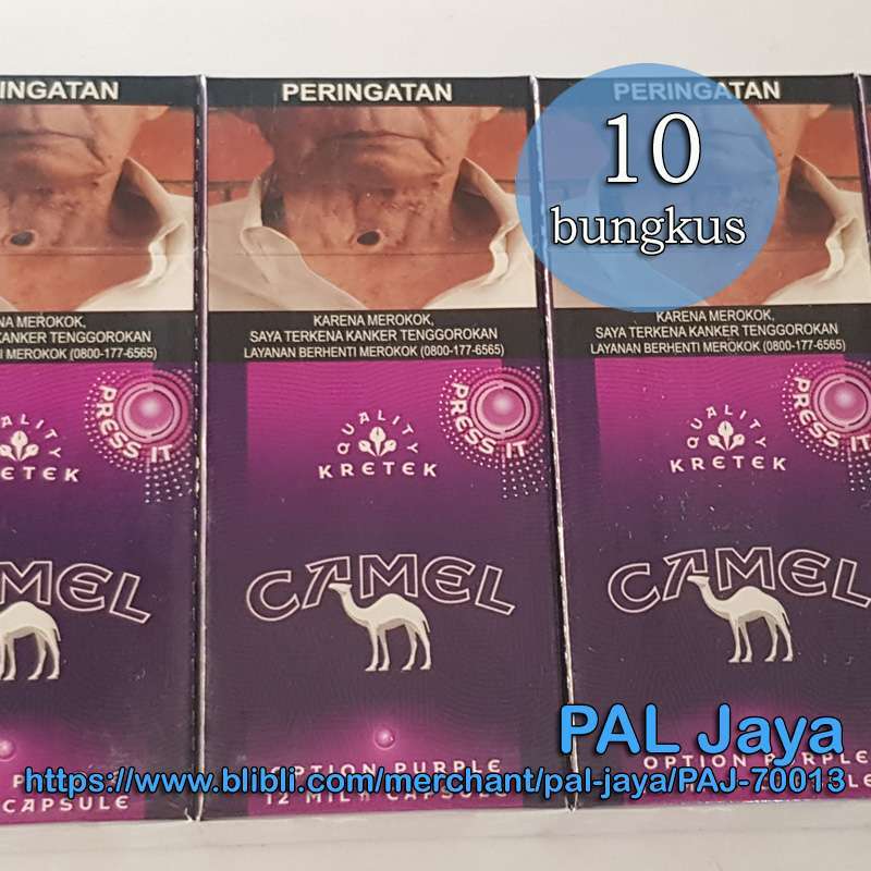 Jual Rokok Camel Mild Option Purple 12 [1 Slop / 10 Bungkus @ 12 Batang ...