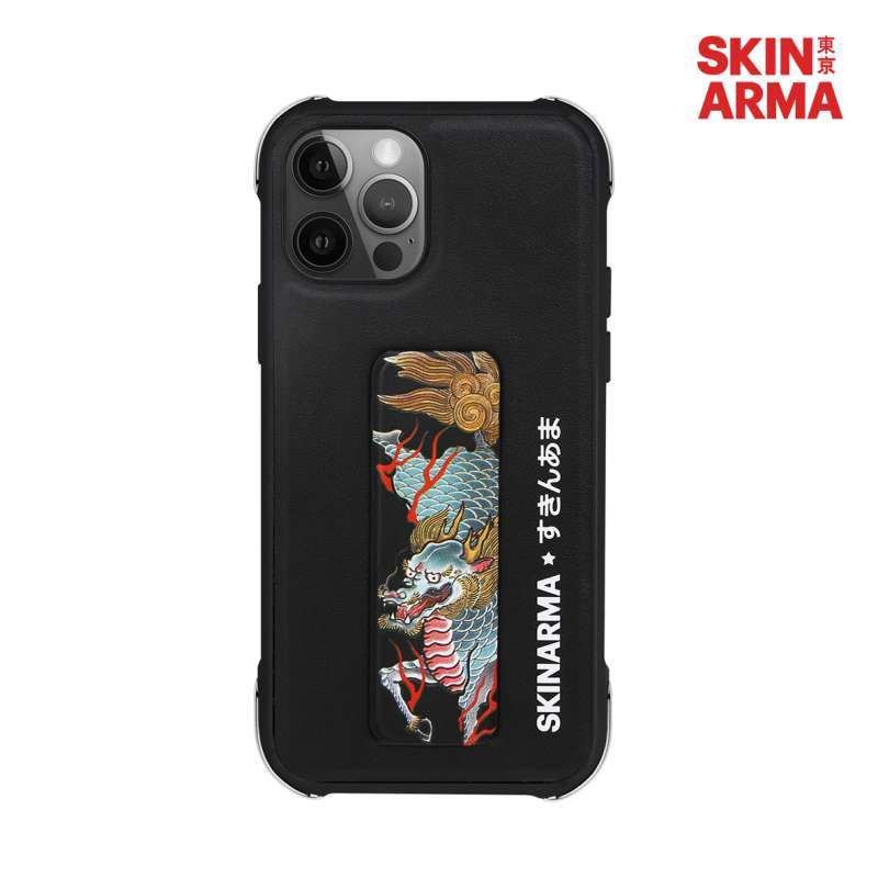 Promo Skinarma - Shinwa Sutando Leather Stand Case iPhone 12 / 12 Pro ...