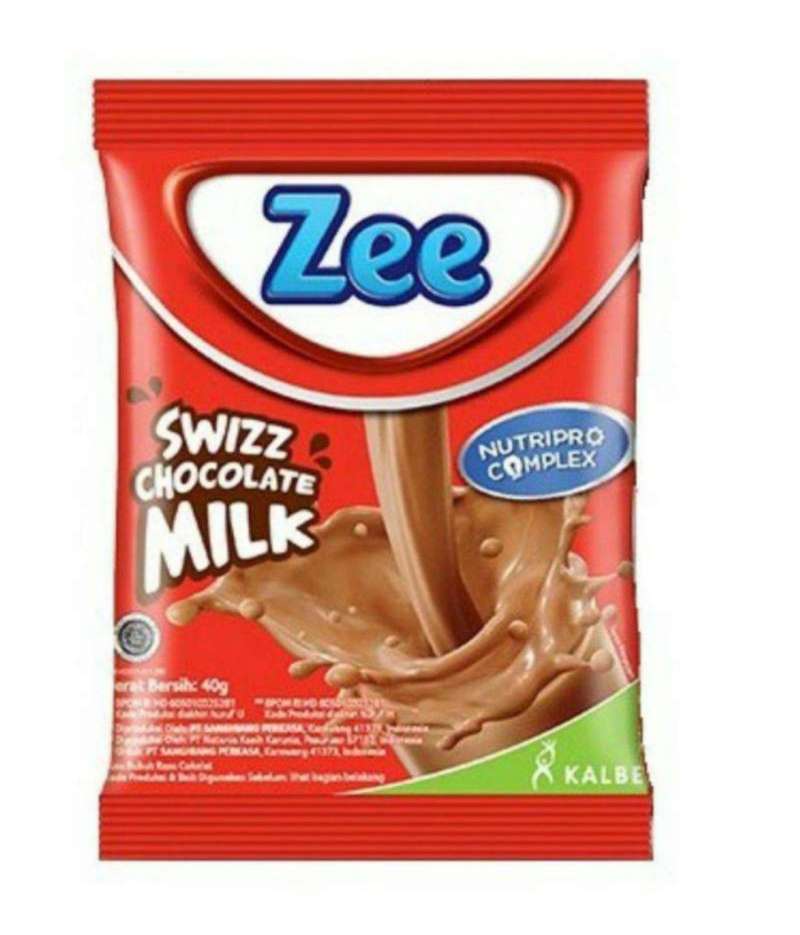Promo Zee Powder Coklat Twist Susu [40 g/ 10 Sachets] Diskon 17% di ...