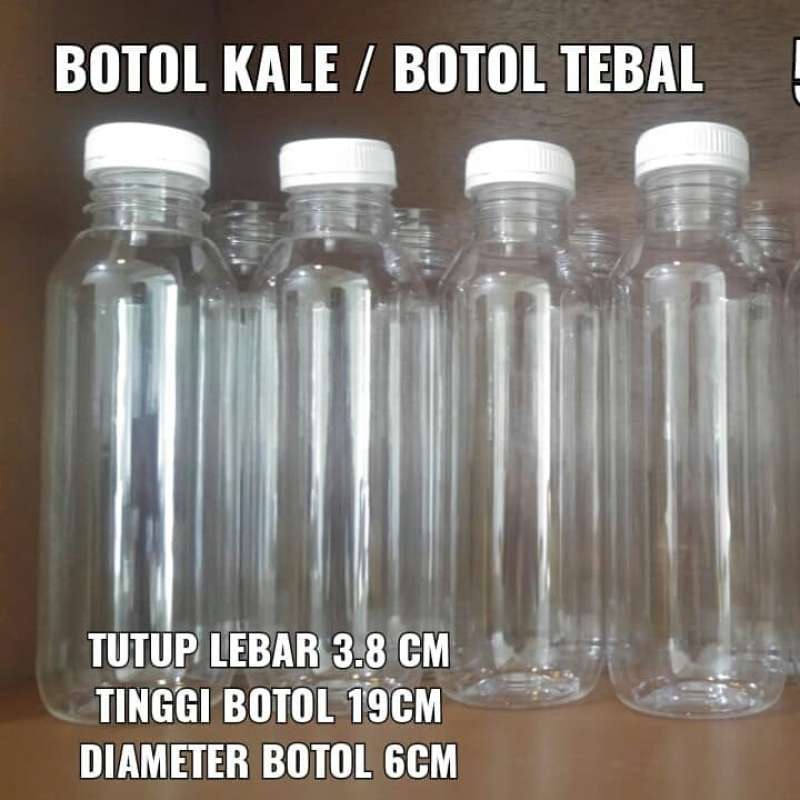 Promo BOTOL MINUMAN 500 ML / BOTOL TEBAL 500 ML (min 5pcs) Diskon 5% di ...