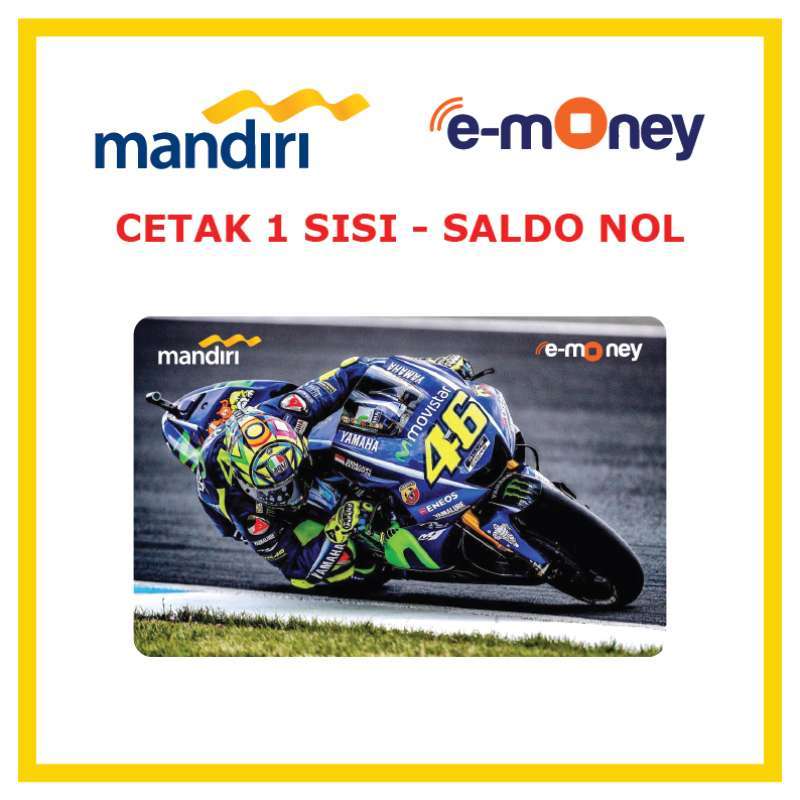 Jual Kartu MANDIRI E-MONEY Motor Rossi Motogp 1 Motor etoll Custom ...