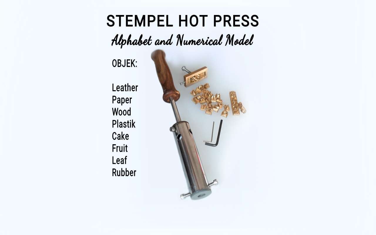 Jual Stempel emboss abjad dan nomor model ukuran custom hasil presisi ...
