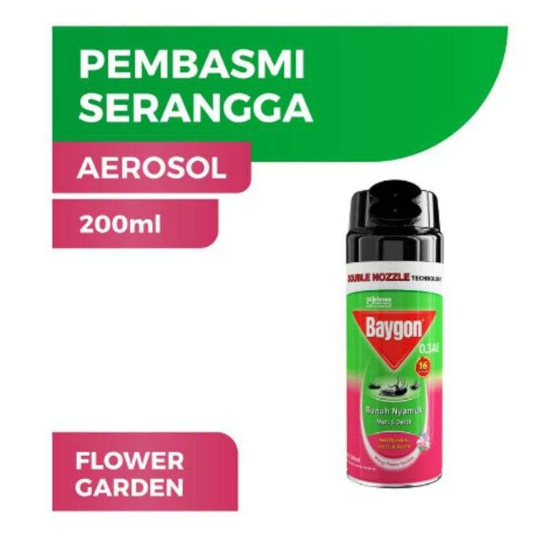 Jual Baygon Insektisida Spray Flower Garden Kaleng [200/225ml] Di ...