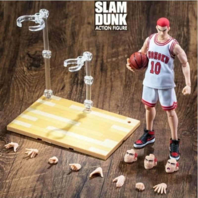 Jual Dasin Model Slam Dunk Anime - Hanamichi Sakuragi WHITE Shohoku 1: ...