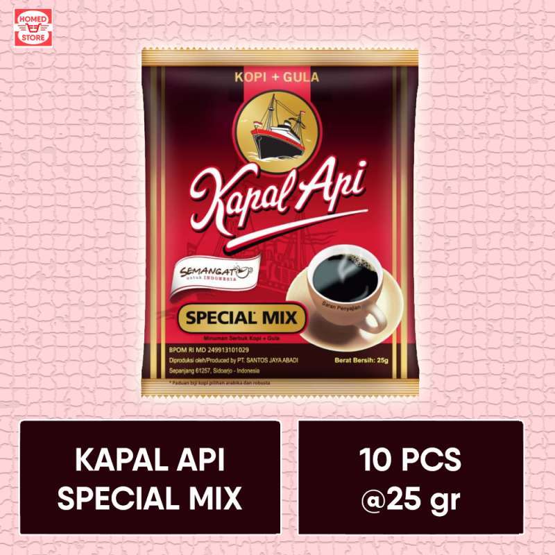 Jual Kopi Kapal Api Special Mix 10 Sachet di Seller Homed Store - Jati ...