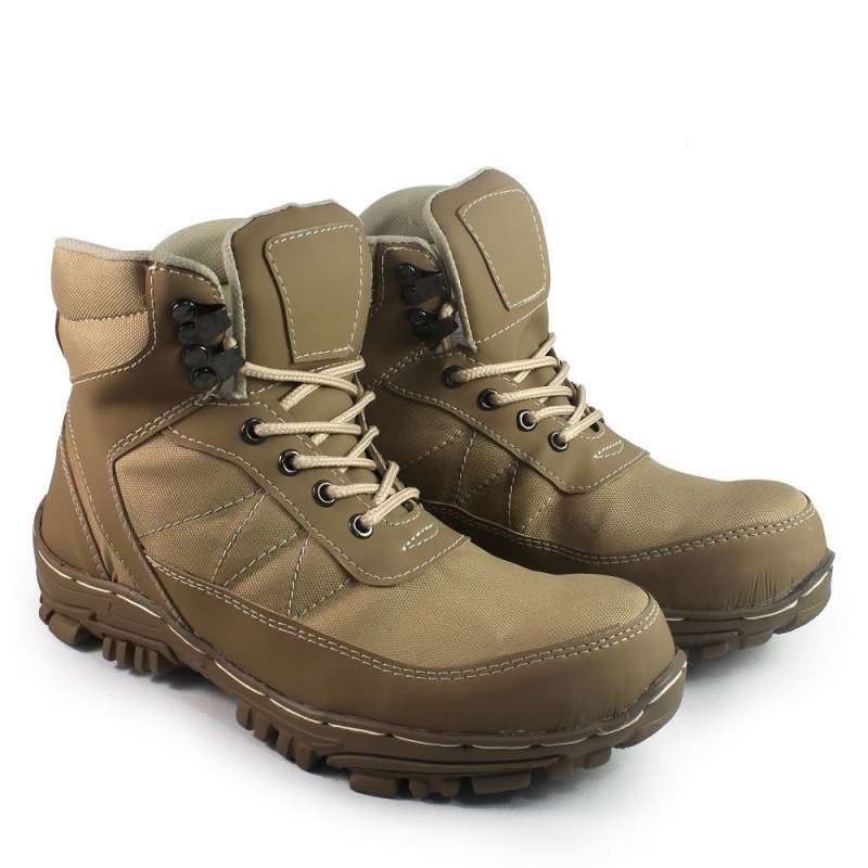 Jual Sepatu Pria Walkers Hyuga Tinggi Safety Boots Ujung Besi Tracking ...