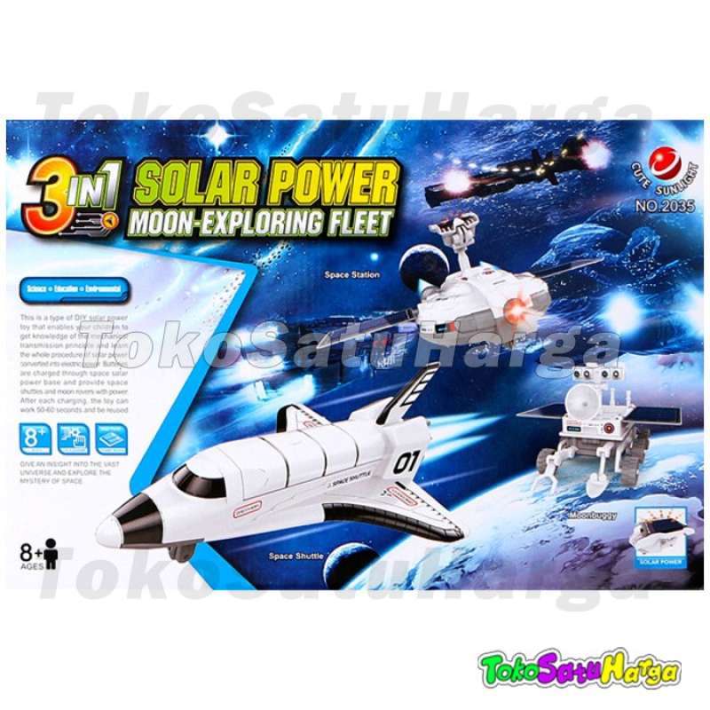 Jual Mainan Edukasi DIY Solar Robot Moon Exploring 3 in 1 Science ...