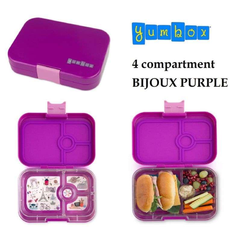 Jual Yumbox Panino 4 compartments - Bijoux Purple di Seller ...