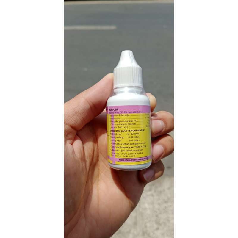 Jual Coldy Cat - Obat Kucing Ileran Liur Mengalir Obat Flu Kucing ...