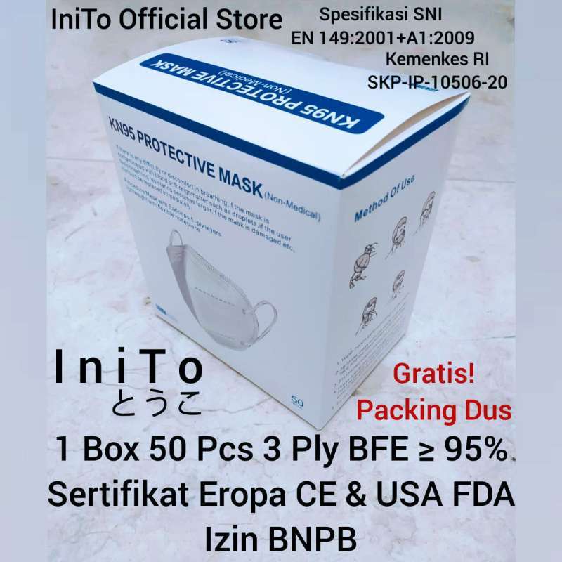Jual Masker KN95 Masker KN 95 Masker 5Ply Masker Disposable Masker KN ...