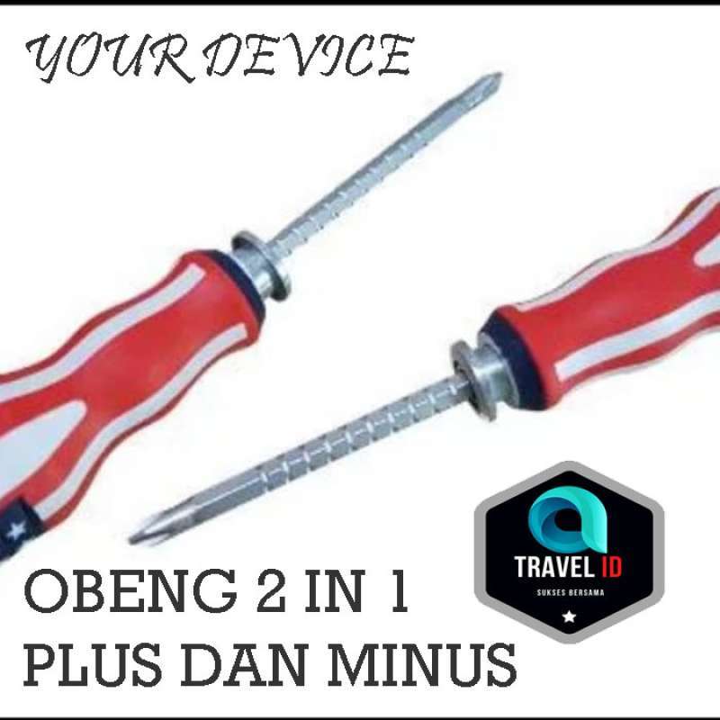 Jual OBENG PLUS OBENG MINUS OBENG KEMBANG PLUS MINUS PRAKTIS di Seller ...