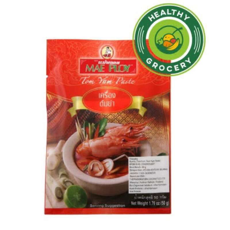 Promo Mae Ploy Tom Yum Paste 50gr Bumbu Tom Yum Paste Diskon 3% di Seller healthygrocery ...