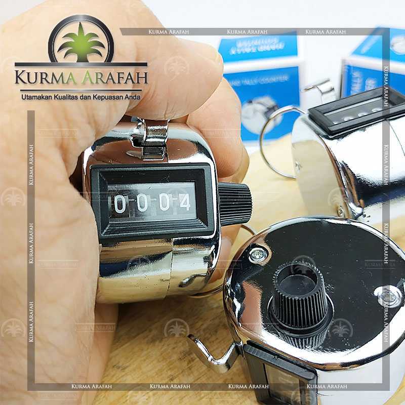 Jual Tasbih Digital Stainlis 4 digit Hand Tally Counter / Hand Counter ...