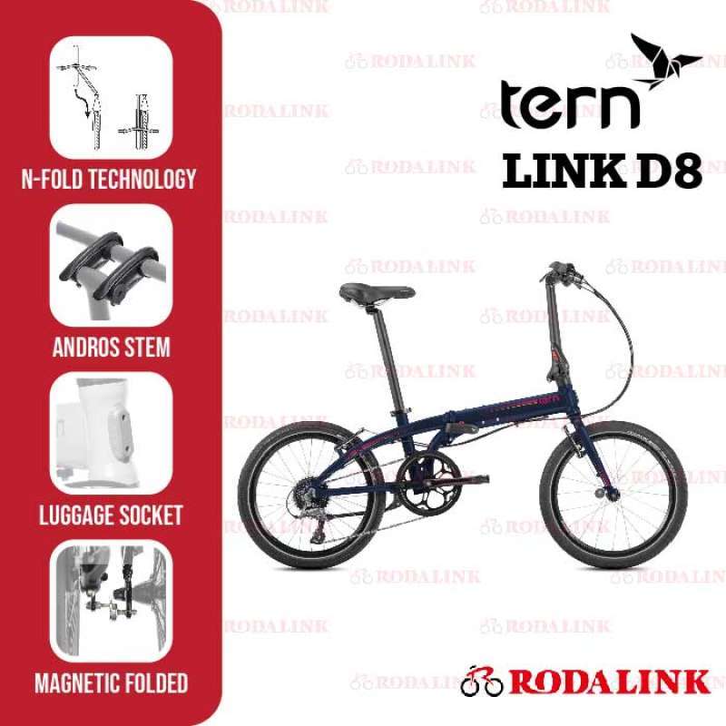 Jual Tern Sepeda Lipat Link D8 Folding Bike Di Seller Rodalink Indonesia Official Store - Sunter ...