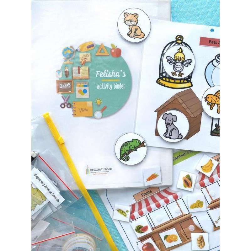 Jual Brilliant Minds Activity Binder - Aktifitas / Mainan Edukasi ...
