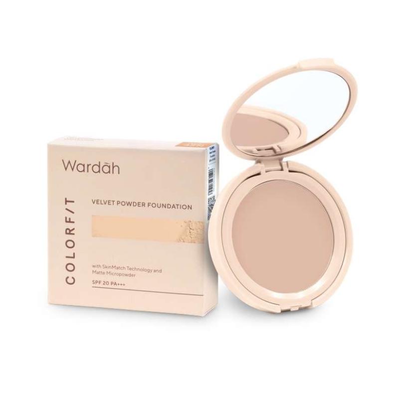 Promo [last Chance] - Wardah Colorfit Velvet Powder Foundation Bedak ...