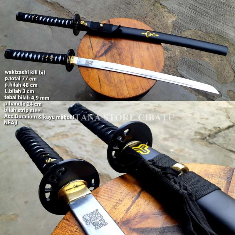 Jual Pedang Samurai Katana Wakizashi Kill Bil Di Seller Katana Store ...