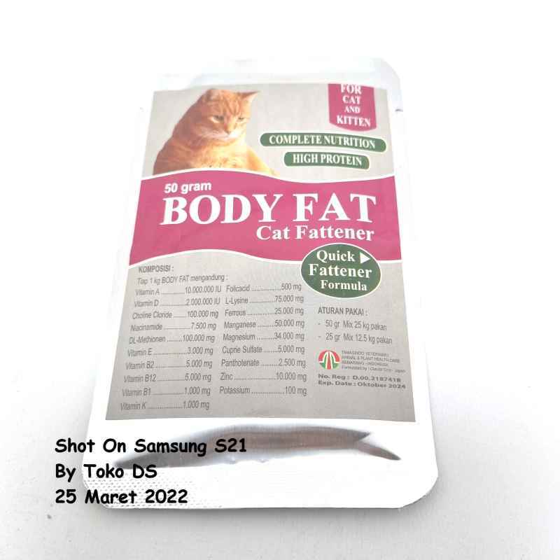 Promo Body Fat Cat - Vitamin Penggemuk Kucing Nutrisi Terbaik Booster ...