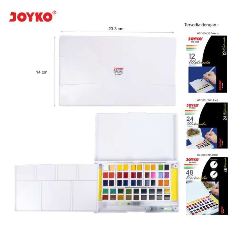 Jual Cat Air - Joyko Watercolor 48 Warna Di Seller Arte Store - Poris ...